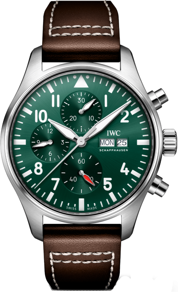 Buy Iwc | Pilots Watch Chronograph 43mm Green | IW378005 in Dubai, UAE ...