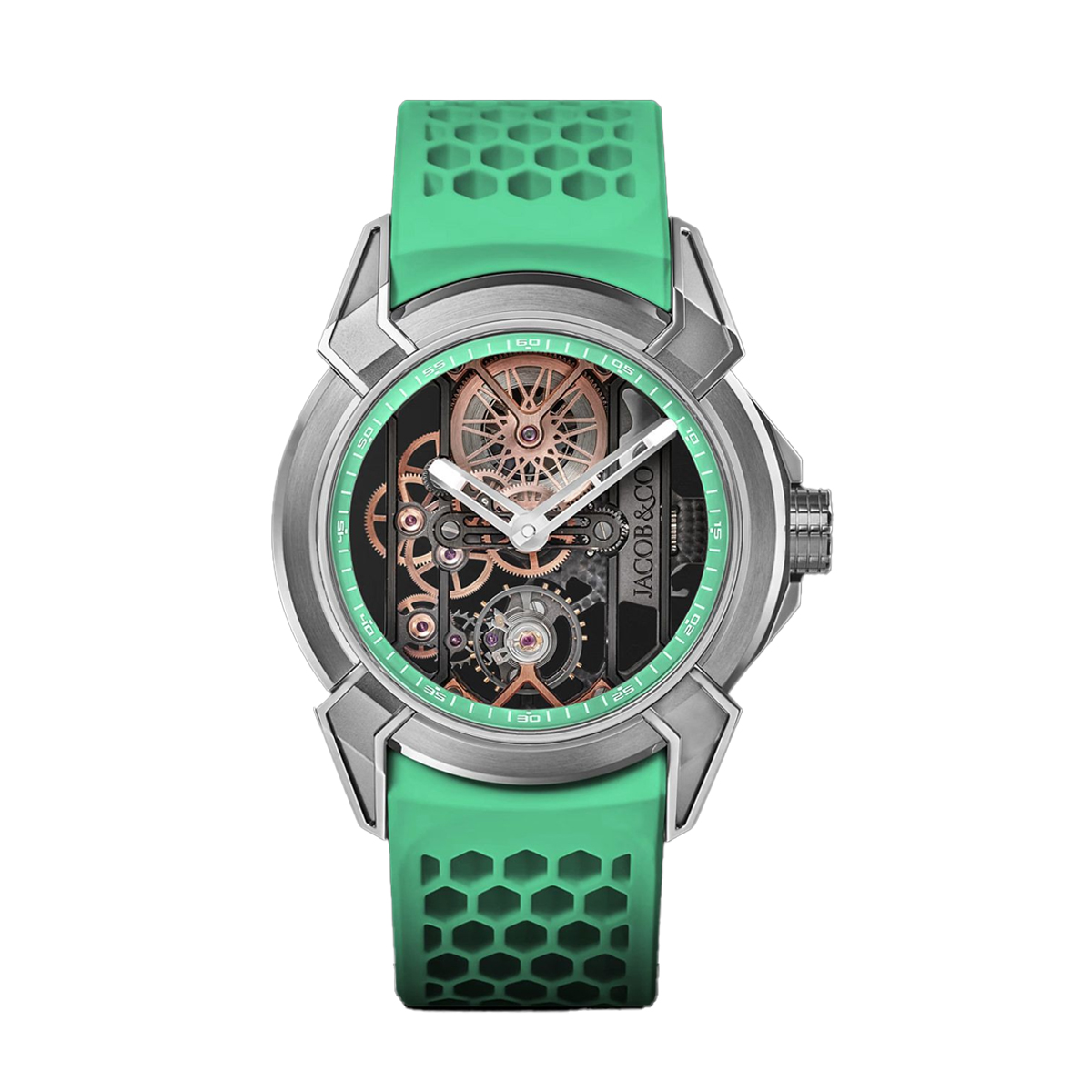 Buy Jacob & Co | Epic X Skeleton Mint Green Titanium | EX110.20.AP.AA.A ...
