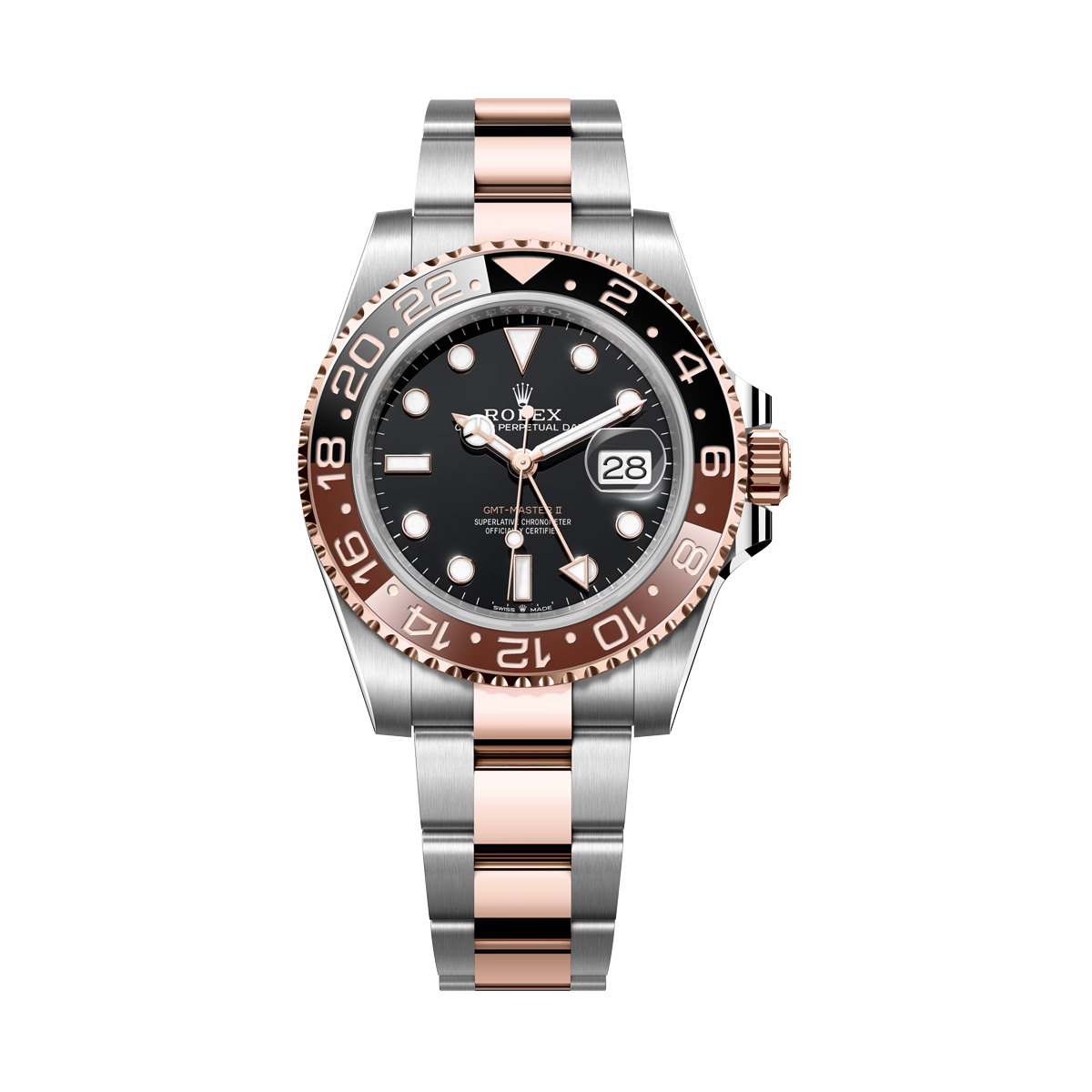 Buy Rolex | GMT-Master II Steel & Rose Gold Rootbeer | 126711CHNR in ...