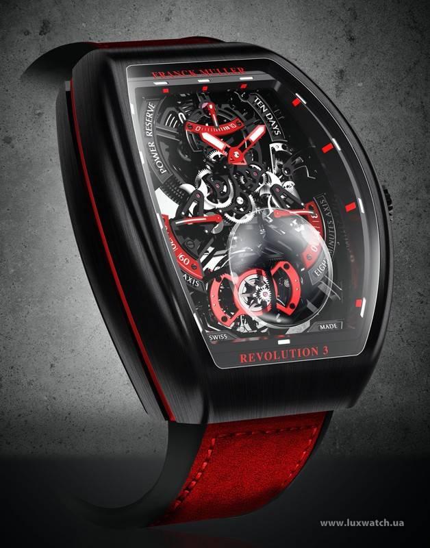 Buy Franck Muller | Mens Collection Vanguard Revolution 3 Skeleton | V ...