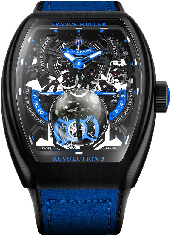 Buy Franck Muller | Mens Collection Vanguard Revolution 3 Skeleton | V ...